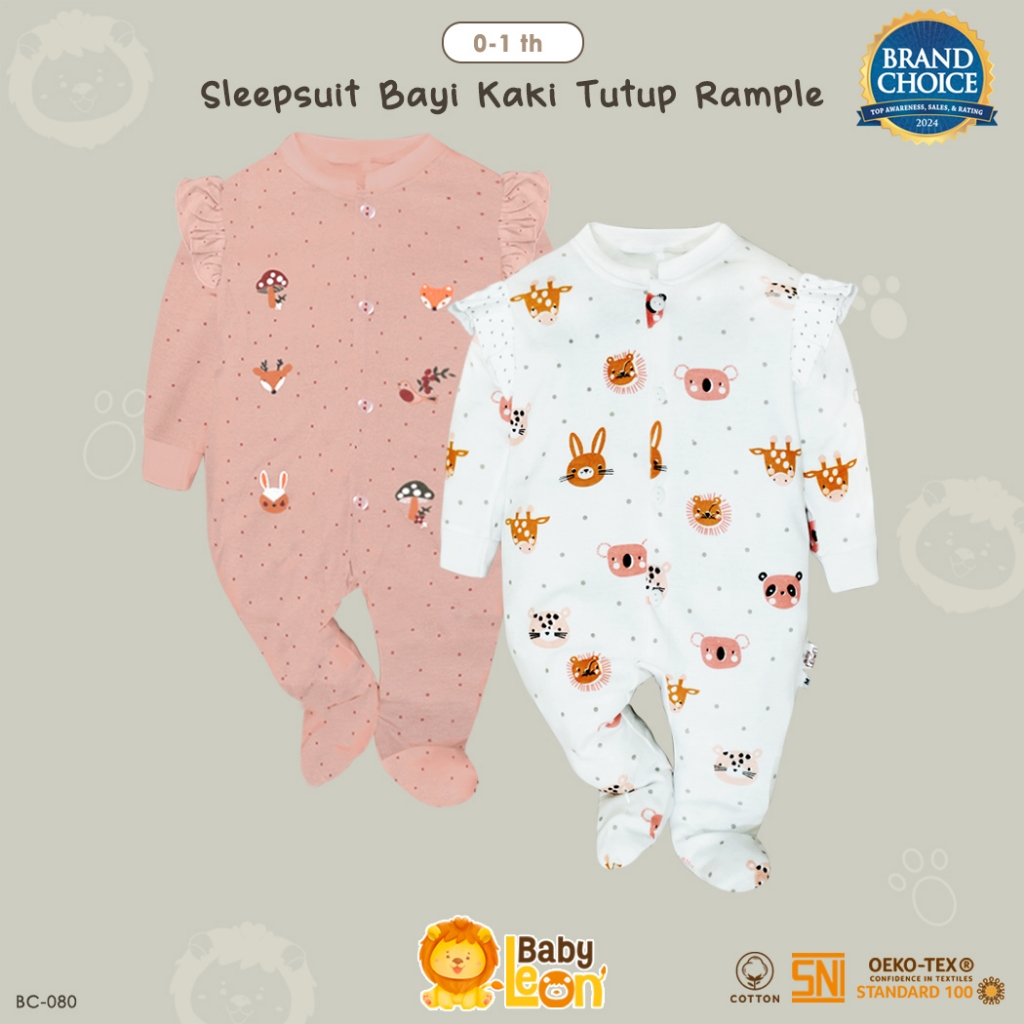 Baby LEON Baby Sleepsuit Baby Clothes Sleepsuit Long Sleeve Baby ...