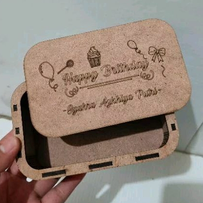 Diy MDF STORAGE BOX SIZE 13x8x5cm | Shopee Malaysia