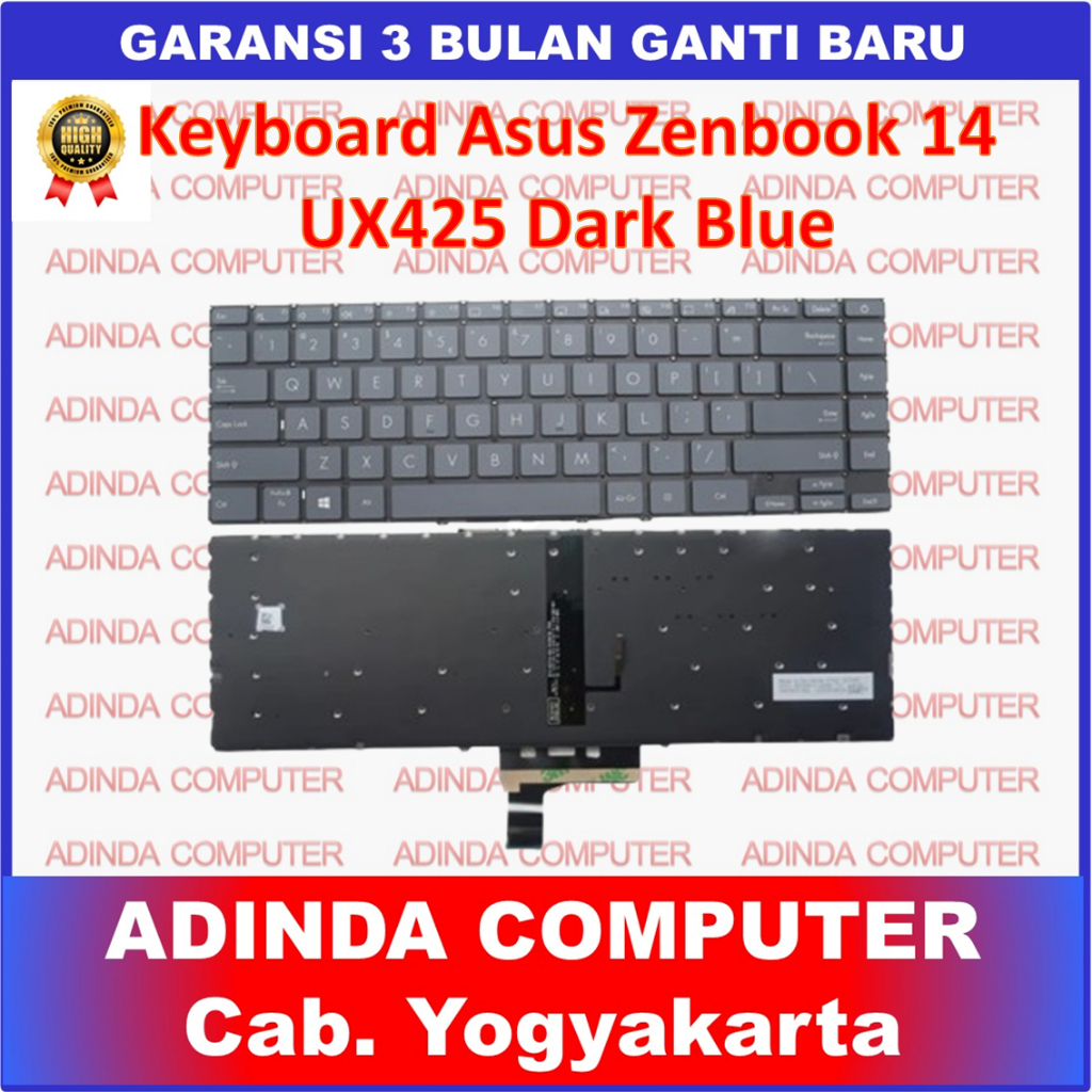Asus Zenbook 14 UX425 UX425J UX425JA Keyboard - Dark Blue | Shopee Malaysia