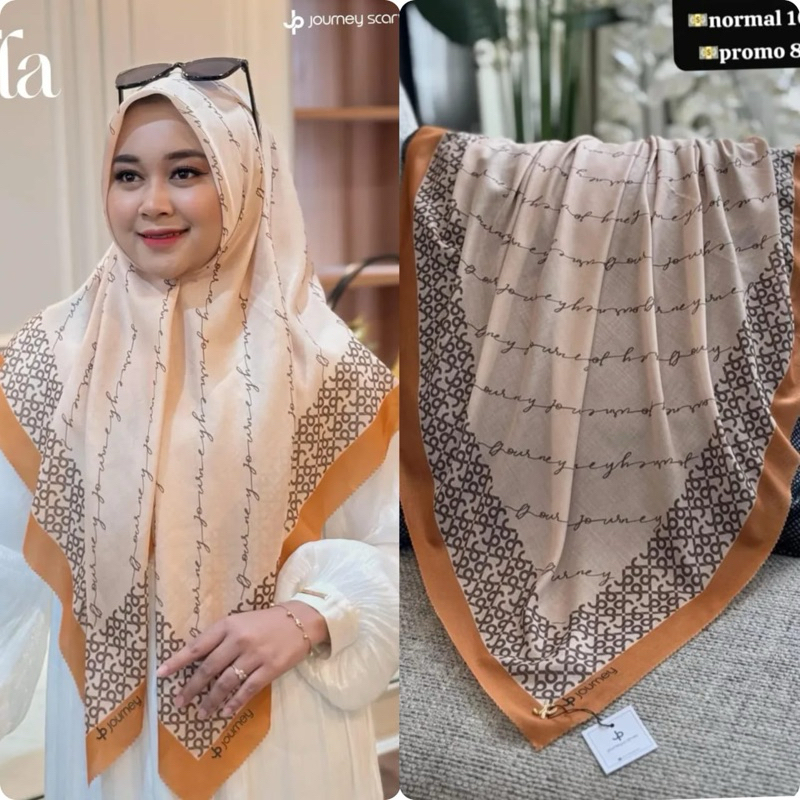 Journey Aluna Grada Maya Amara Riana Rectangular Hijab Lasercut Voal ...