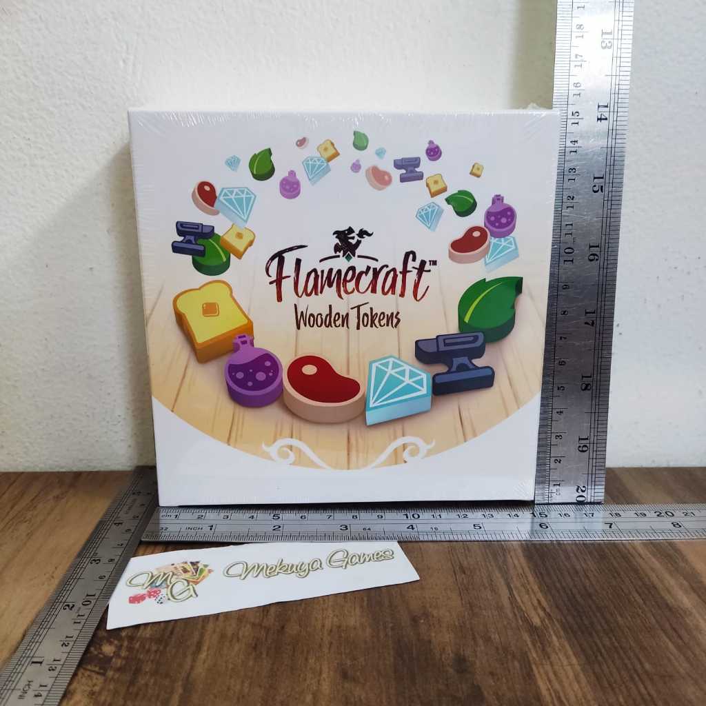 Flamecraft Wooden Tokens Resources Board Game | Shopee Malaysia