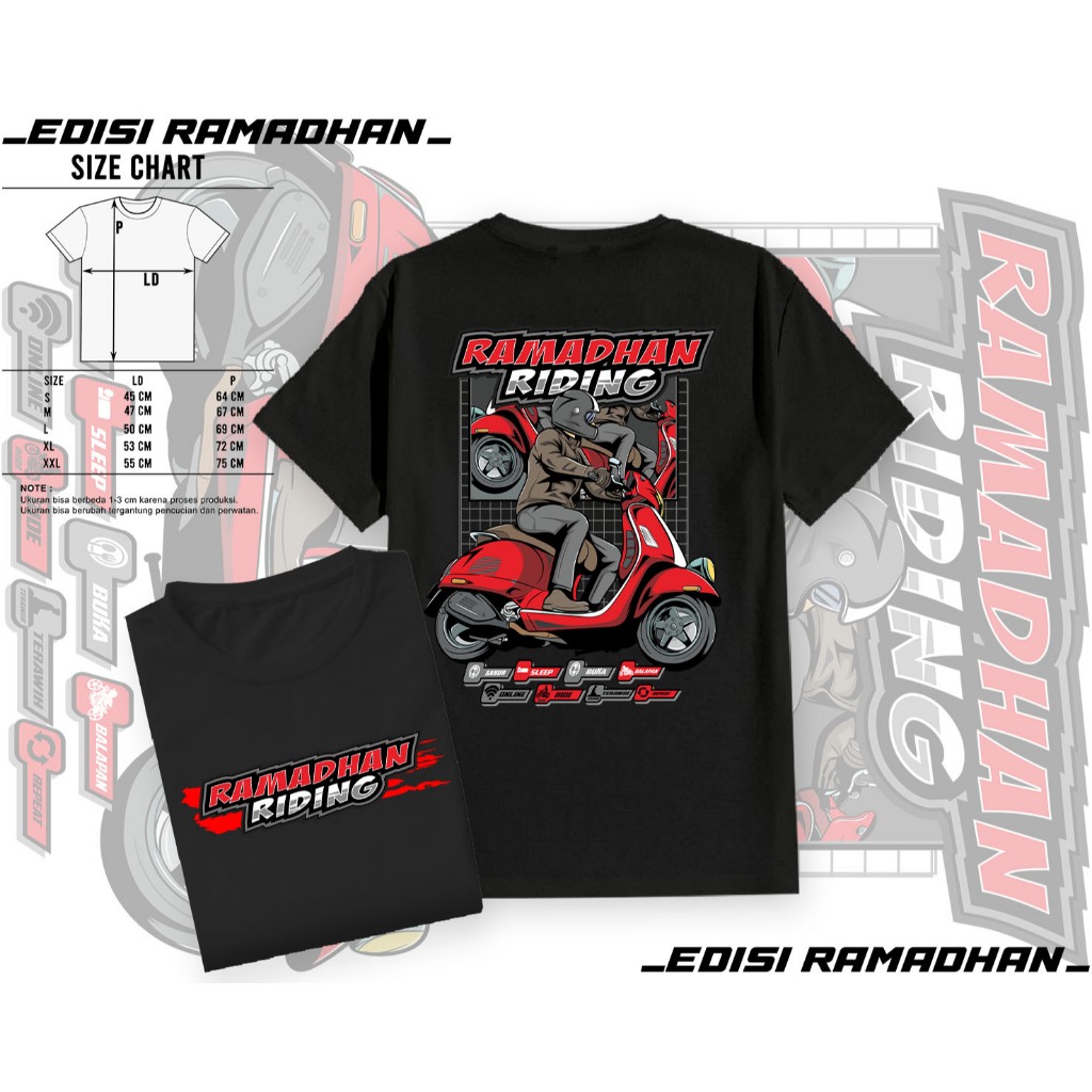 Baju RH T-SHIRT KAOS NEW 2025 RACING RAMADHAN RIDING LATEST EDITION ...