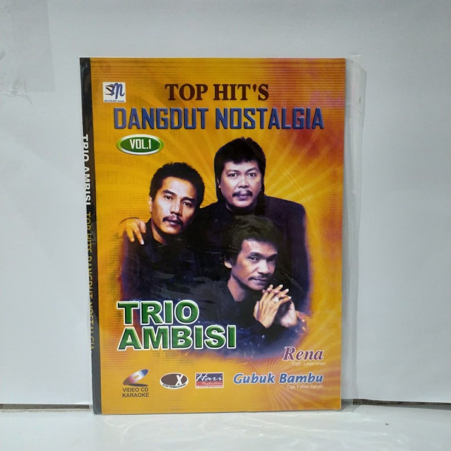 Original VCD TOP HITS DANGDUT TRIO AMBISI Vol.1 | Shopee Malaysia