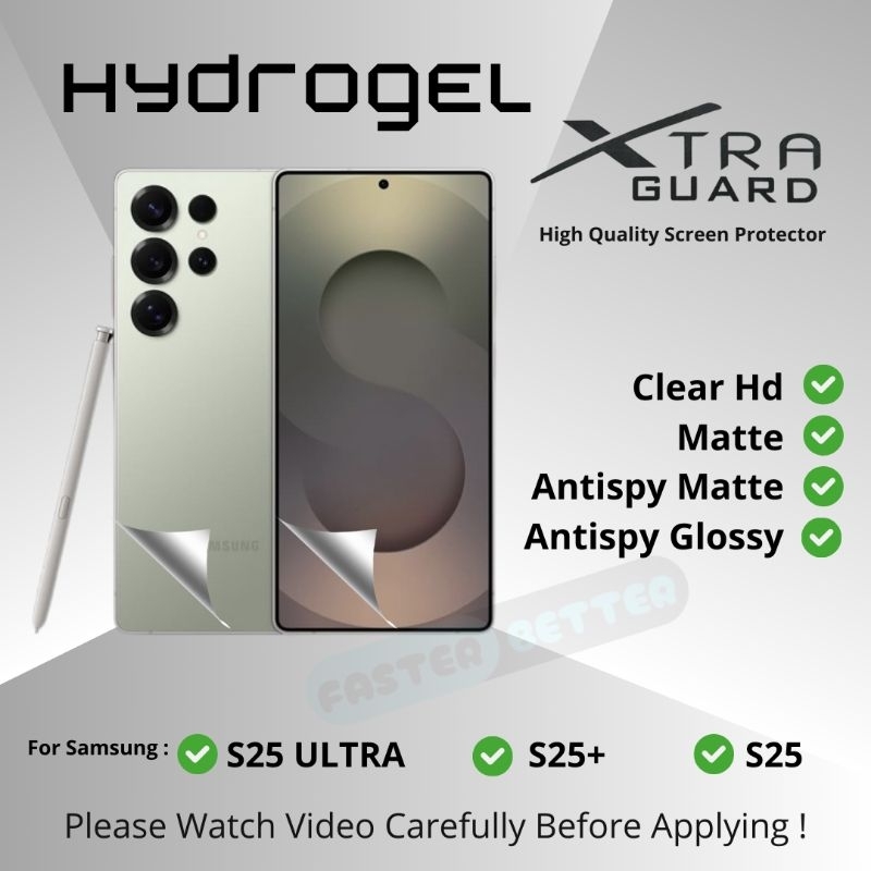 Hydrogel Samsung S25 ULTRA S25+ S25 Premium Quality | Shopee Malaysia