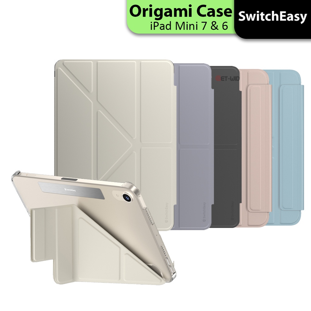 Case iPad Mini 7 6 SwitchEasy Origami / Origami Plus Folio Cover Slim ...
