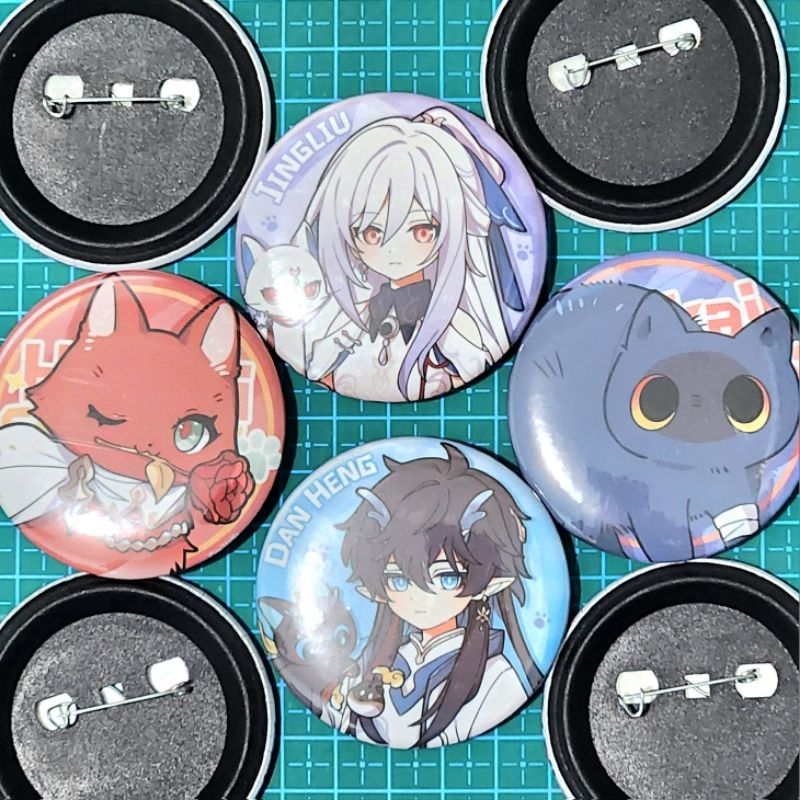 [Pt.1] Honkai : Star Rail - Pin Up Button / Pin Press Pin 44mm / 58mm ...
