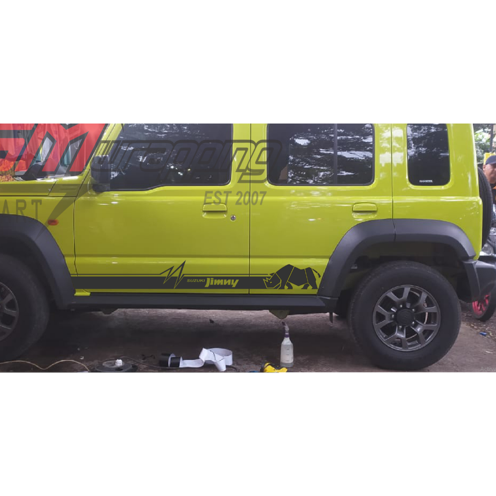 Sticker list side Suzuki jimny long 5 doors all new jimny jimny ...