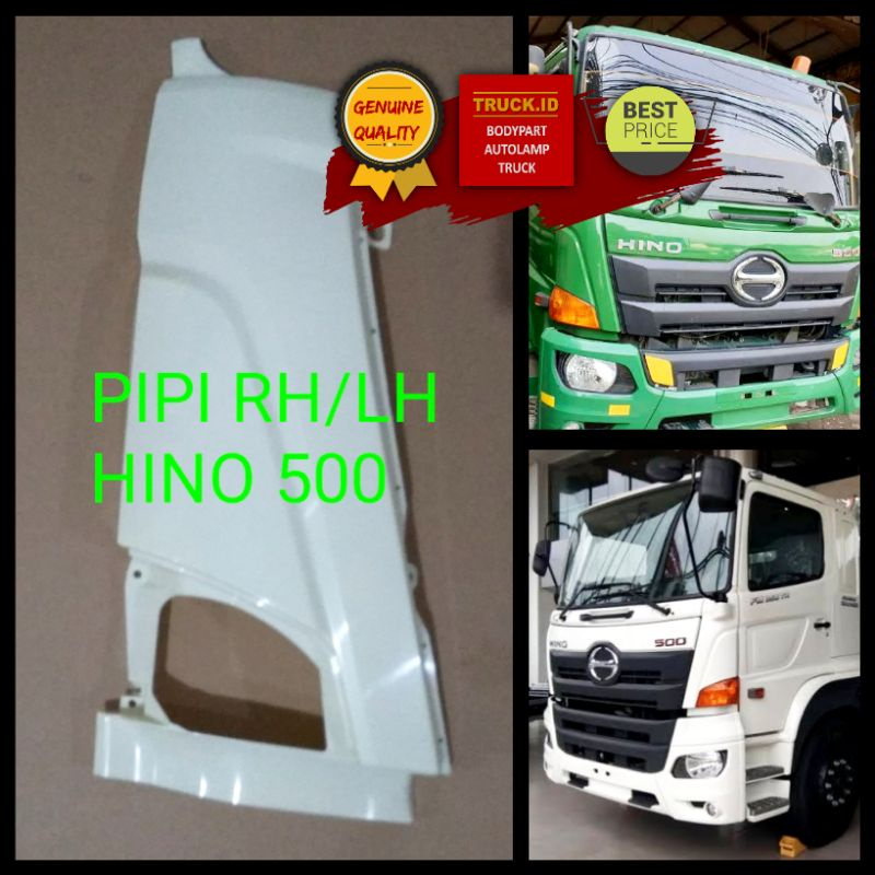 Pipi VANE PANEL SIDE CORNER HINO 500 RH or LH (GADING) *0392G / 0393G ...