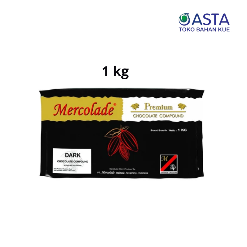 Mercolade Premium Dark Compound Chocolate Bar | Shopee Malaysia