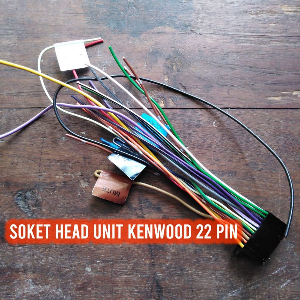 Kenwood 22 pin Car Tape Socket for installing Head Unit/HU/ Kenwood Car ...