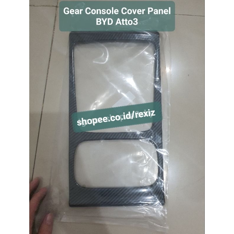 Gear Center Console Cover BYD Atto 3 Atto3 Carbon Black | Shopee Malaysia