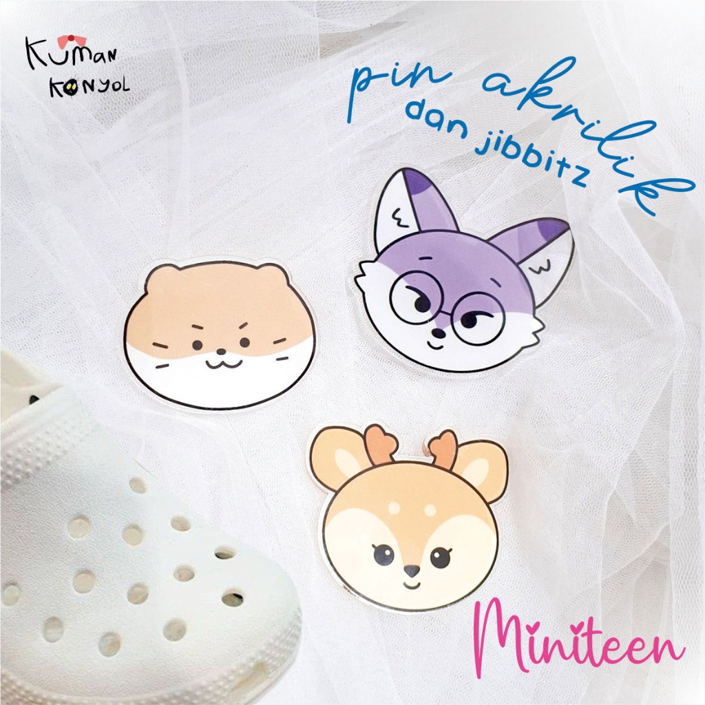 SEVENTEEN MINITEEN CARAT BADGES PIN ACRYLIC JIBBITZ MINI PIN Pin Tudung ...