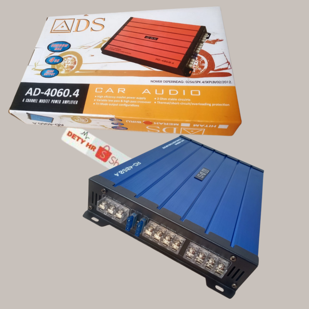 Power ADS AD-4060.4 CAR POWER AMPLIFIER ADS AD-4060.4 | Shopee Malaysia