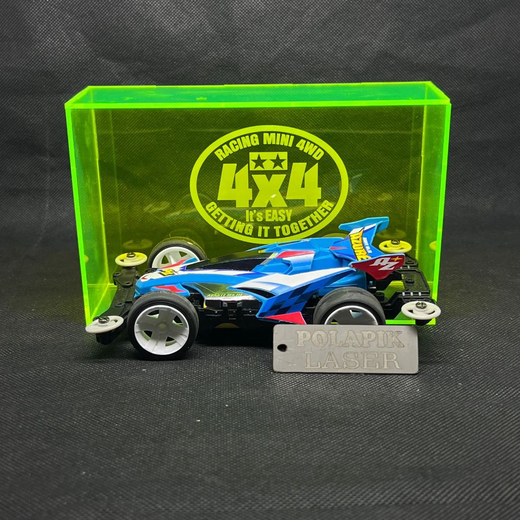 HIJAU Car dimensions checker mini 4wd GREEN 3mm BOX dimension check Rep ...