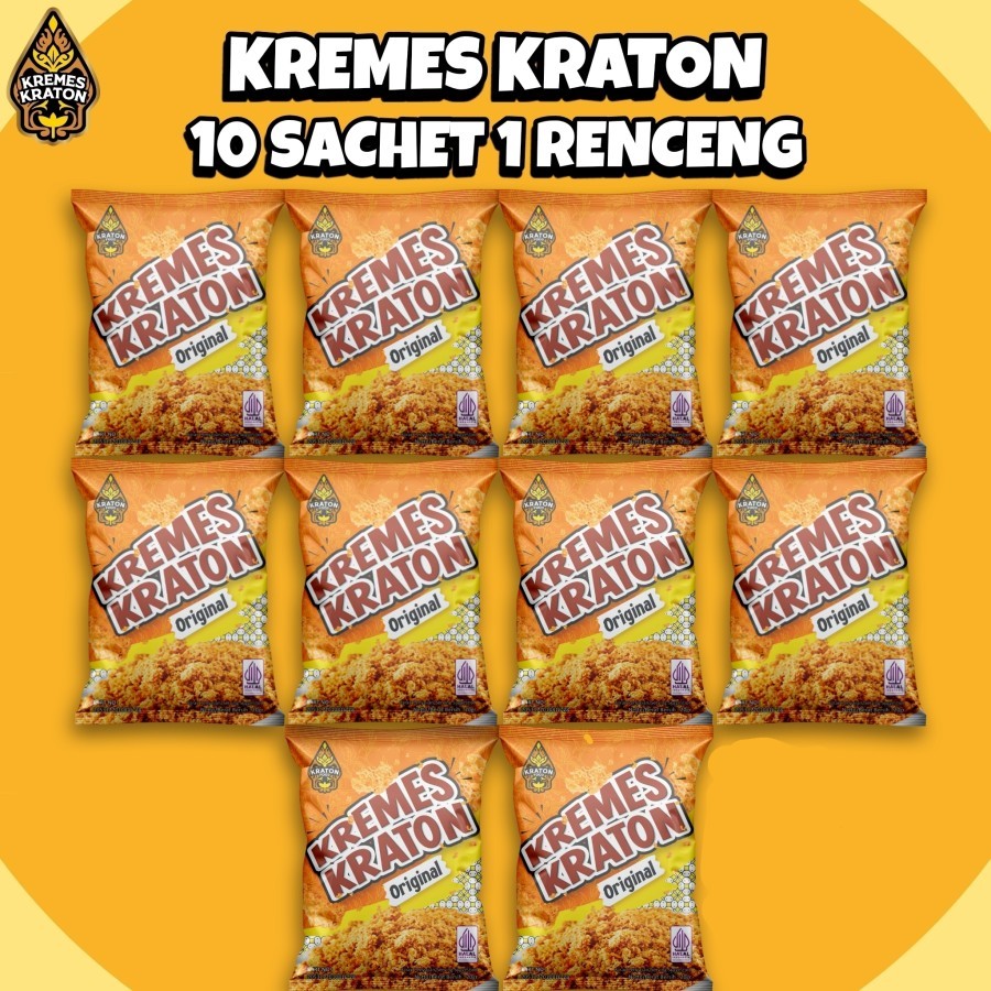 Kremes Kraton Sachet 1 Plan Contains 10 pcs - Original Kampung Chicken ...