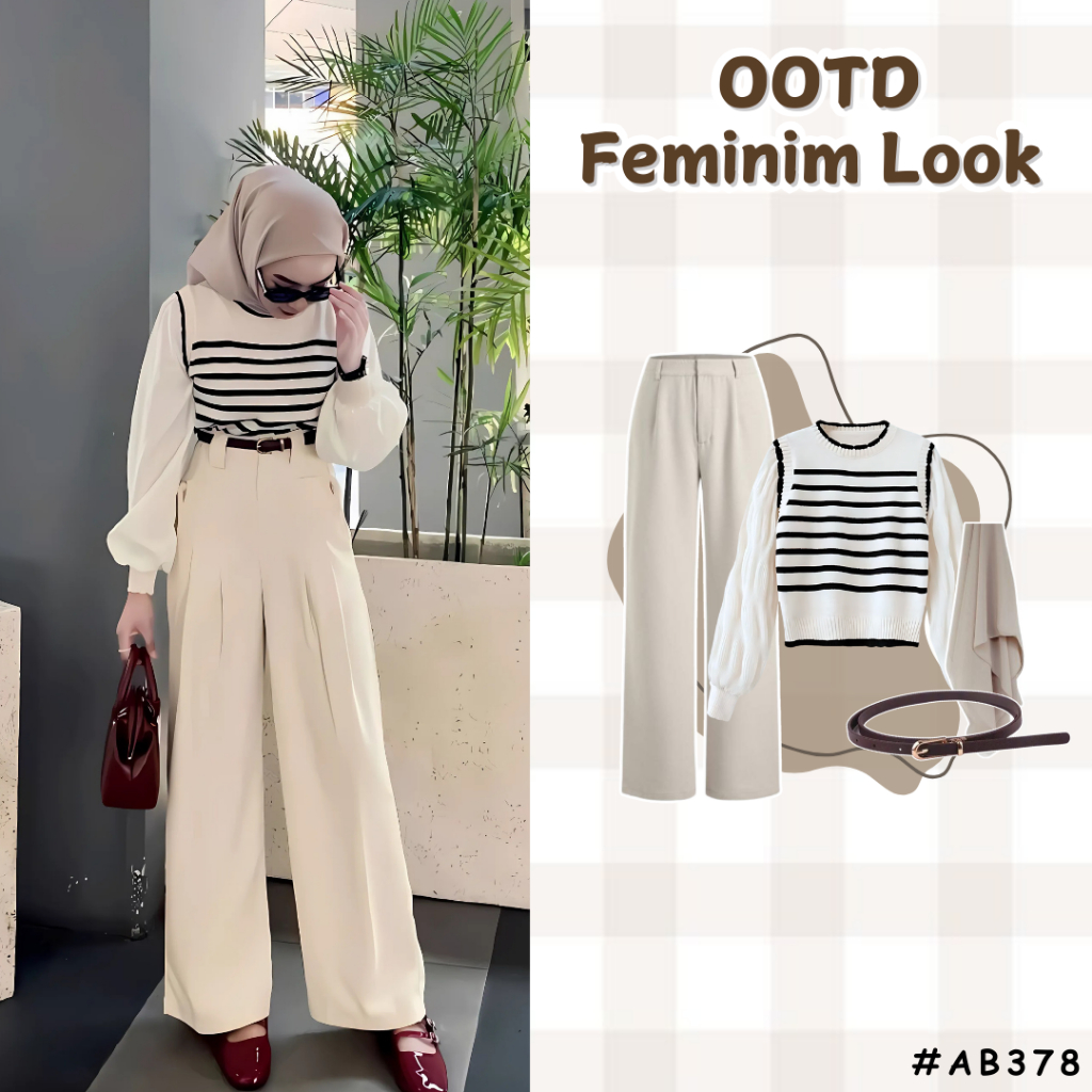 Godiva Outfit 4 In 1 Set AB378 - Outfit One Set Korean Style Girls ...