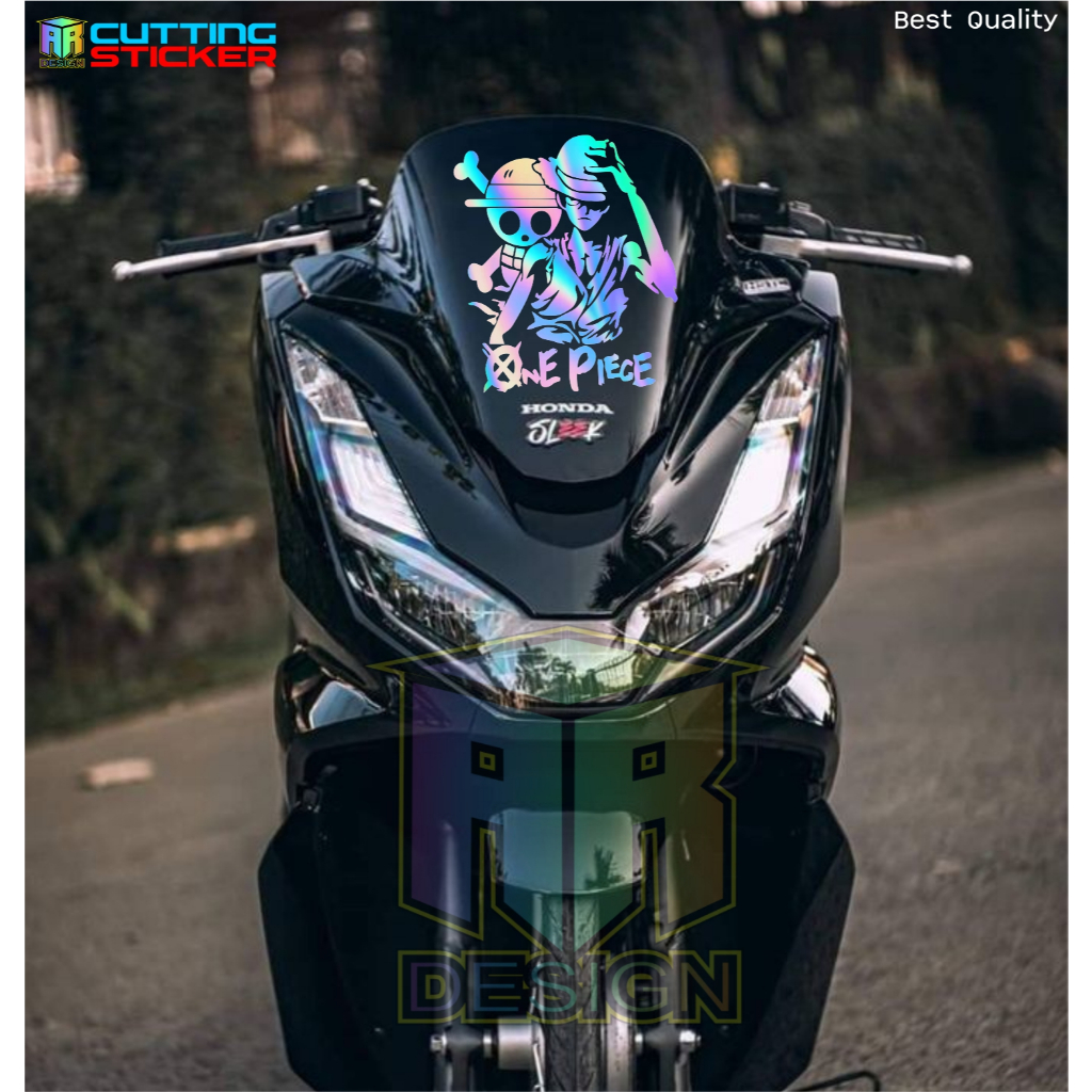 Luffy Pcx 150 Visor Sticker / Pcx 160 Visor Sticker / Old Nmax Visor ...