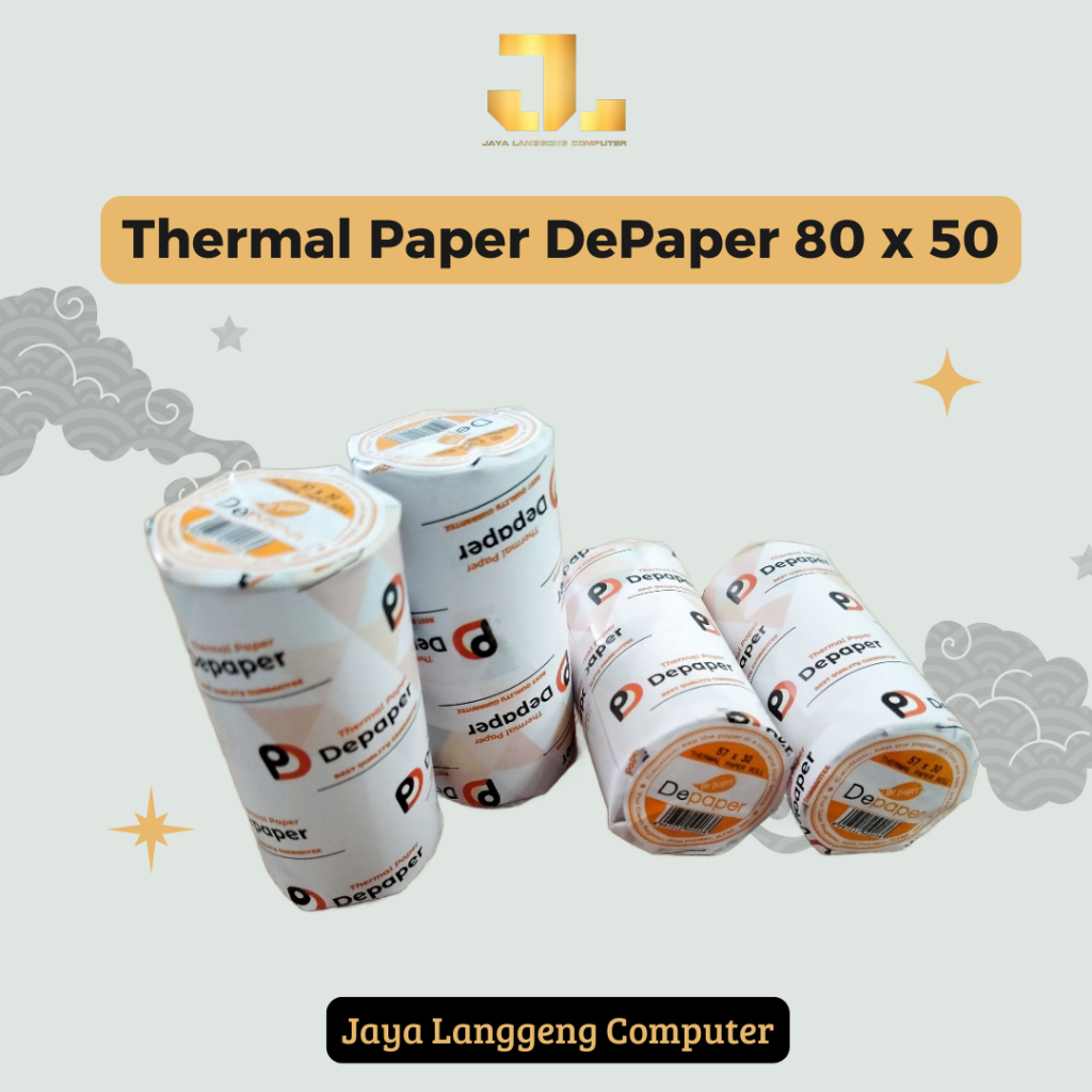 Thermal Paper Roll Depaper 80x50 mm | Shopee Malaysia
