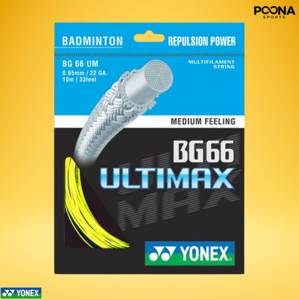 Original Yonex BG66 Ultimax Badminton Strings | Shopee Malaysia