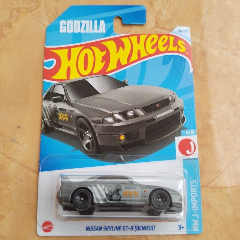 Hot Wheels NISSAN SKYLINE GTR BCN R33 GODZILLA Grey | Shopee Malaysia
