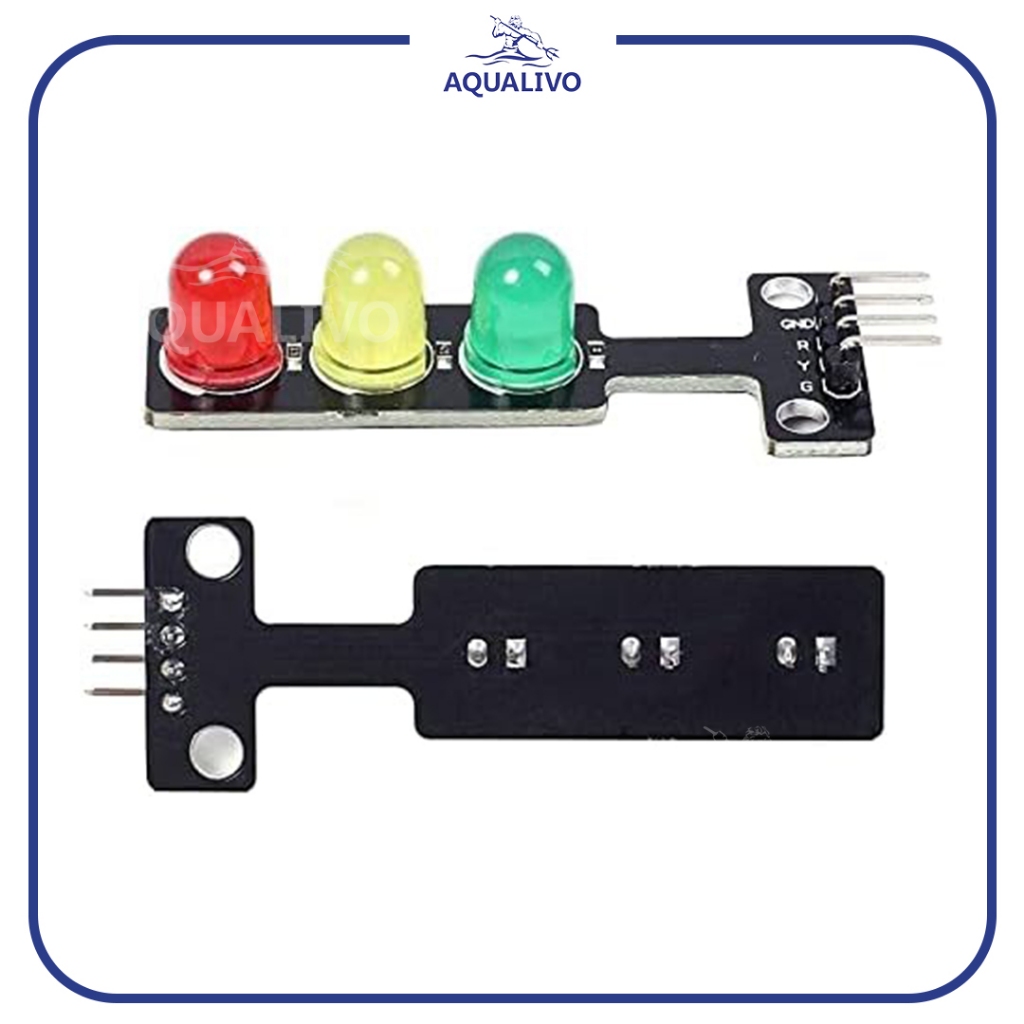 HIJAU MERAH Ryg LED 5V Traffic Light Module Red Yellow Green Simulation Traffic Light Red Yellow ...