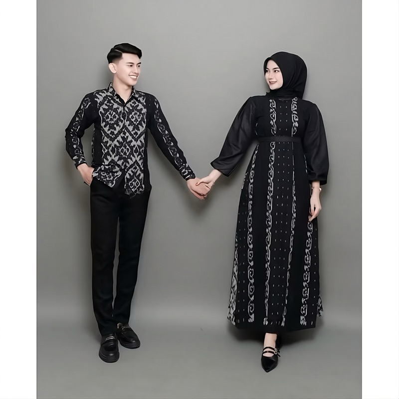Couple Set Woven Eid Clothes Couple Set Muslimah Clothes Woven Wedding ...