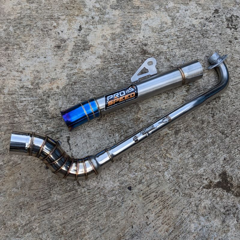 Prospeed Canister open pipe exhaust tube type 51mm for Wave 100 110 125 ...