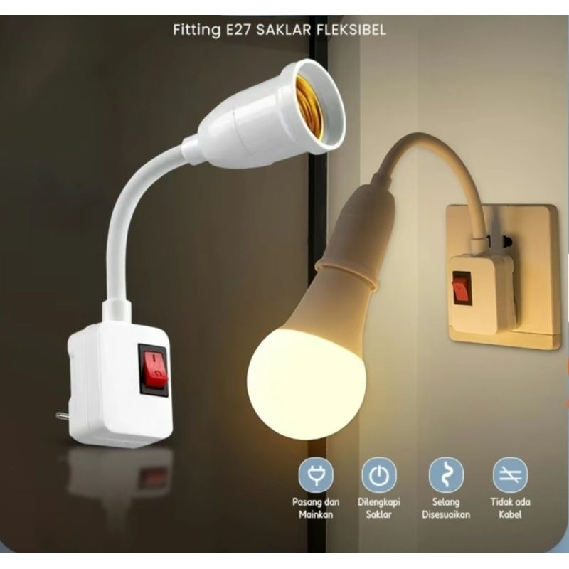Flexible Light Fittings // Plug-in Light Fittings // Bedroom Light ...