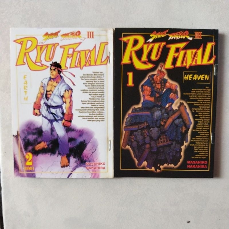 Comic street fighter III Ryu final 1-2 end | Shopee Malaysia