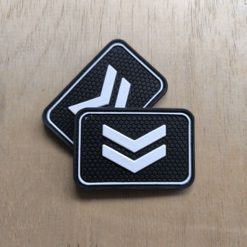 National Police Brigadier Rank logo rubber patch, velcro rubber ...
