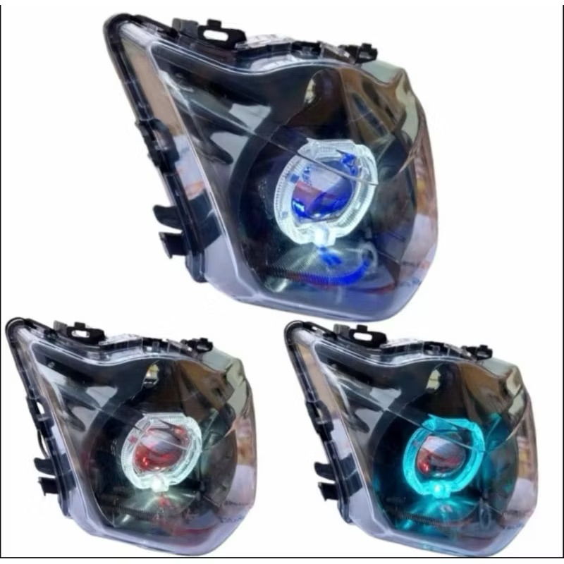 MERAH Biled Set Front Reflector Honda Beat Old Karbu 2.5 Inc blue red ...