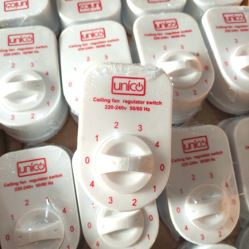 Ceiling Fan Switches 4 Levels 220Volt UNICO Regulator Skakel 4 Speed ...
