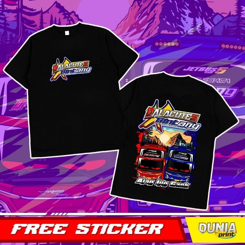 (free Sticker + ganci) KAOS BUSMANIA STROBO EDITION BUS BINTANG X ...