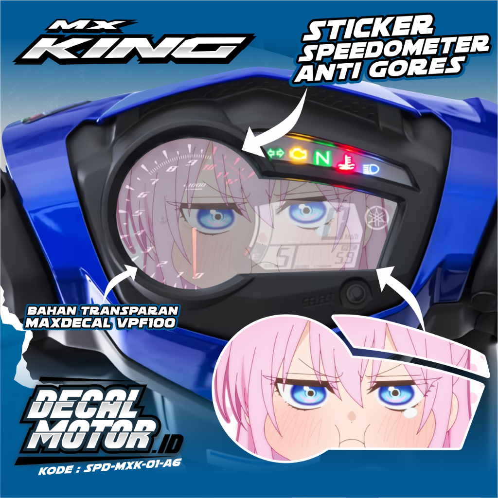 Mx KING Motorcycle Speedometer Accessories Transparent Sticker ...