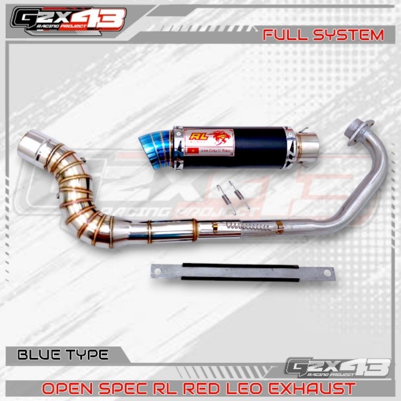 Rl RED LEO EXHAUST YAMAHA MX 135 150 LC135 Y15ZR RS150 RSX150 WINNER150 ...
