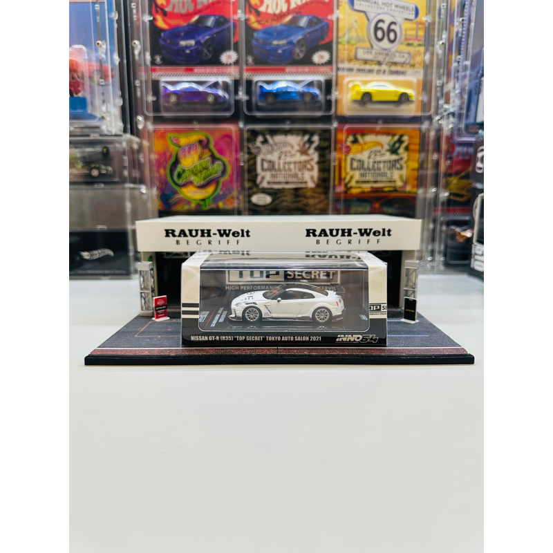 Inno64 Inno Nissan GTR R35 Top Secret White Tokyo Auto Salon 2021 ...