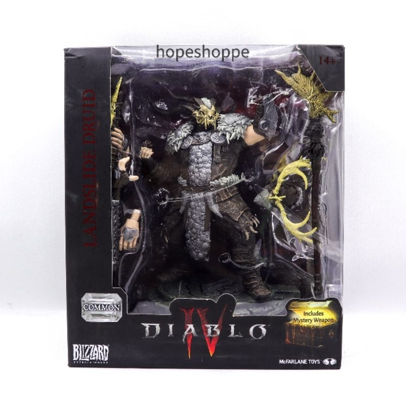 Mcfarlane Diablo IV Lightning Storm Druid Epic & Landslide Druid Common ...