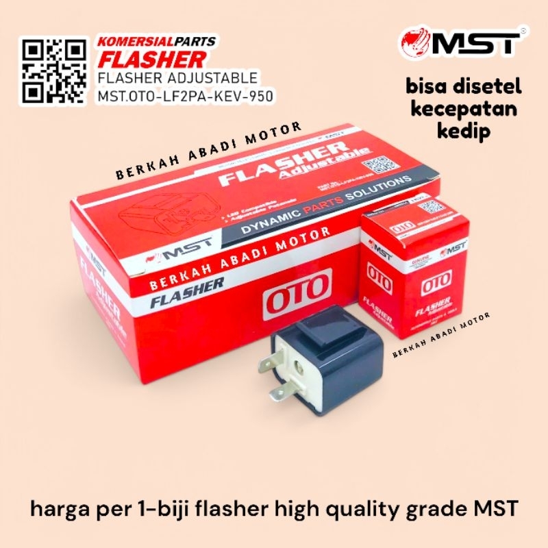 12V High Grade MST OTOPARTS LED Bulb Set Flasher | Fleser Can Flash ...