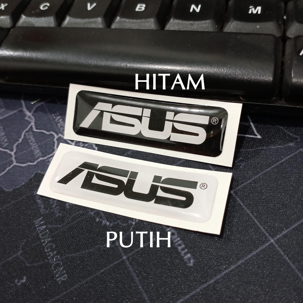 Small 3D Lycal Logo ASUS Resin Embossed Sticker Unit | Shopee Malaysia