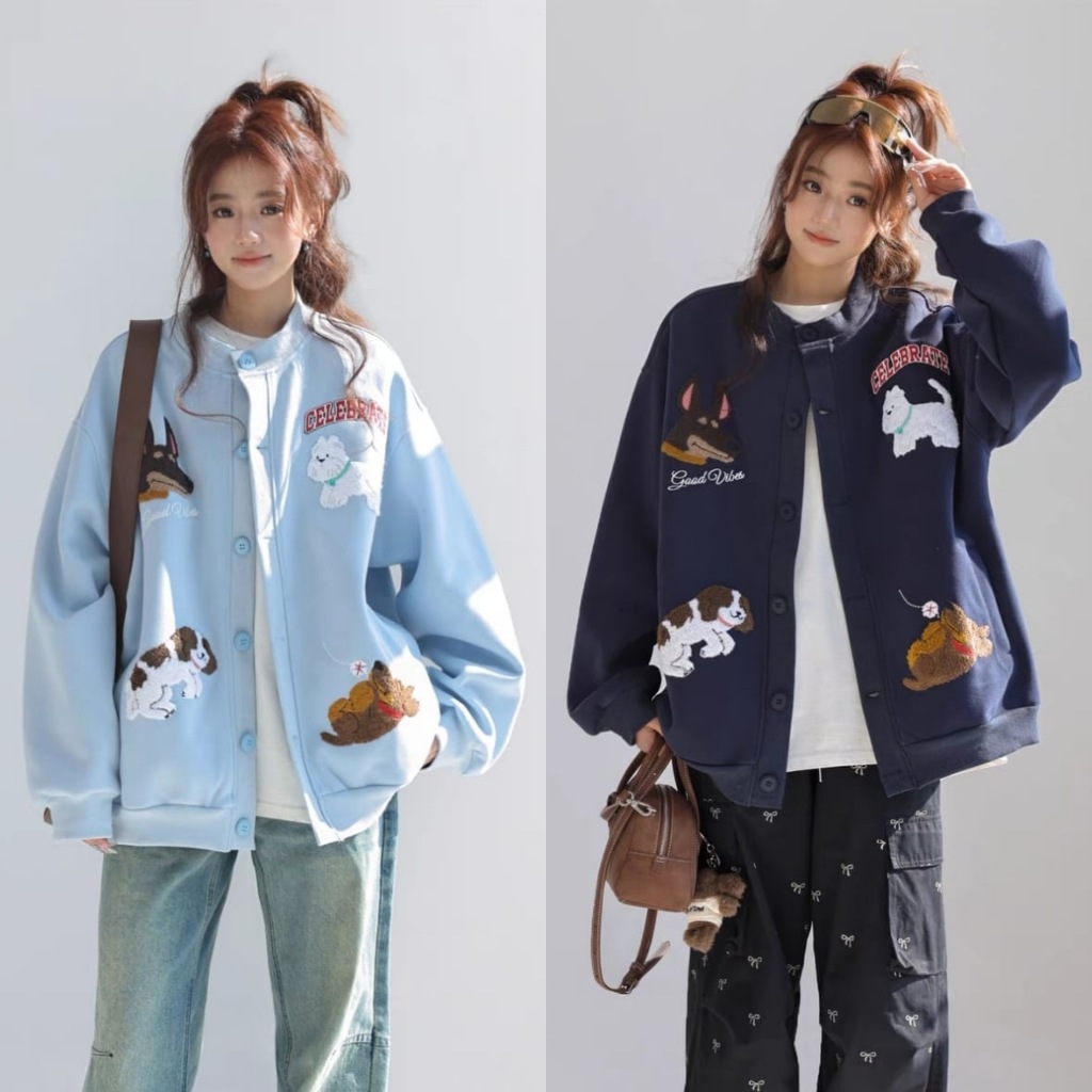 Binggo CARDI OVERSIZE WOMEN OUTFIT KOREAN LOOK CARDY KANTING BERSAKU ...