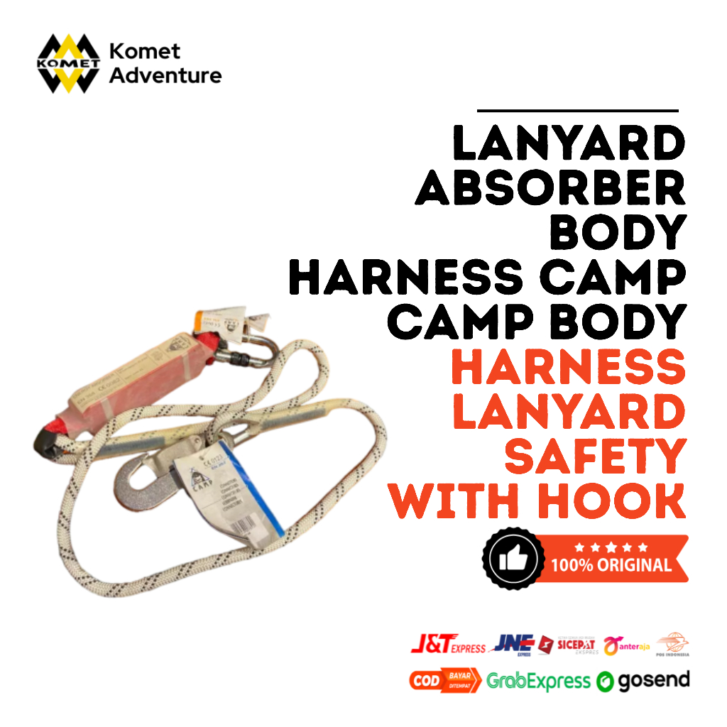 Lanyard Absorber Body Harness Camp Camp Body Harness Lanyard Safety ...