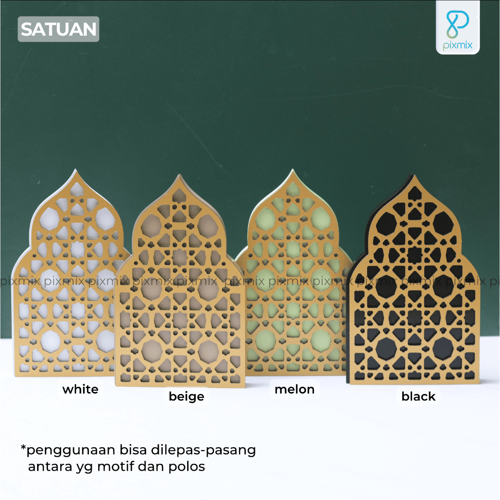 Product Photo Props Ramadhan Ornaments 2 in 1 / Islamic / Eid ...