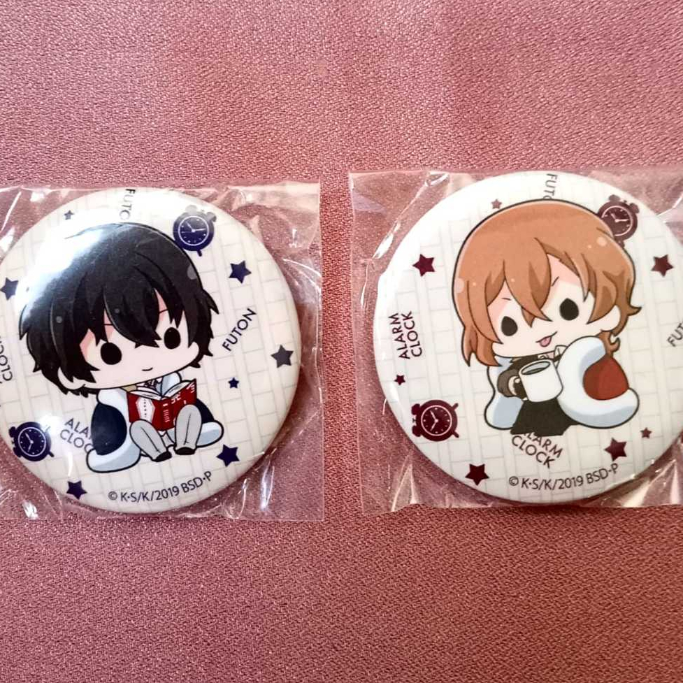 BUNGOU STRAY DOGS Official Merch Pin Badge Dazai Osamu & Chuuya ...