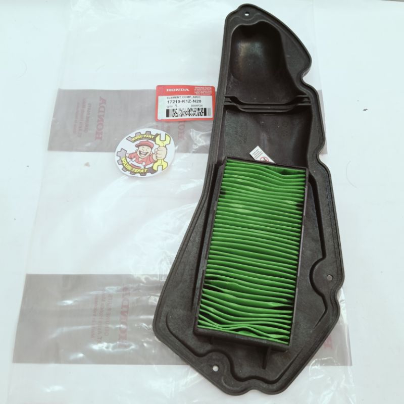 17210-k1z-n20 ELEMENT COMP AIR CLEANER FILTER PCX 160 AIR FILTER ...
