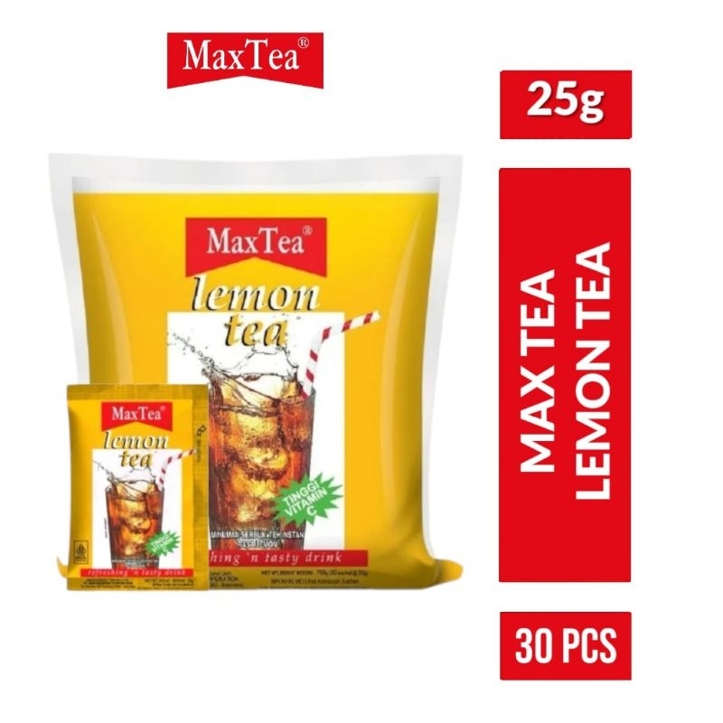 Max Tea Lemon Tea Bag 30x25gr / Max Tea Lemon Tea Bag 3 Plans 30 pcs ...