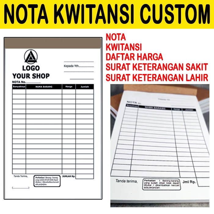 Print Notes, Receipts, Price Lists, Sick Information Letters, Birth ...