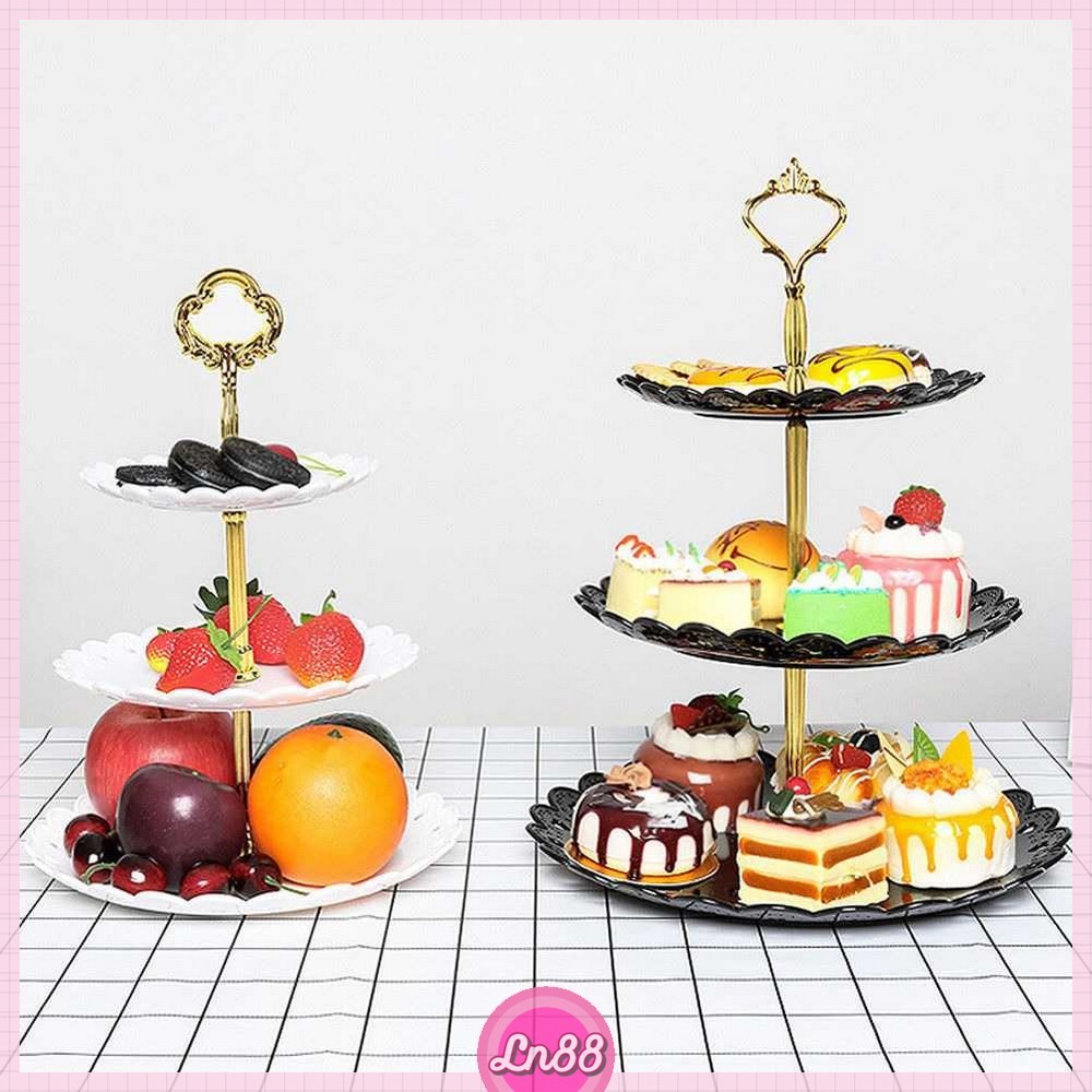 Cake Display 3 Tier Stacking Cake Rack Can Be Disassembled | Shopee ...
