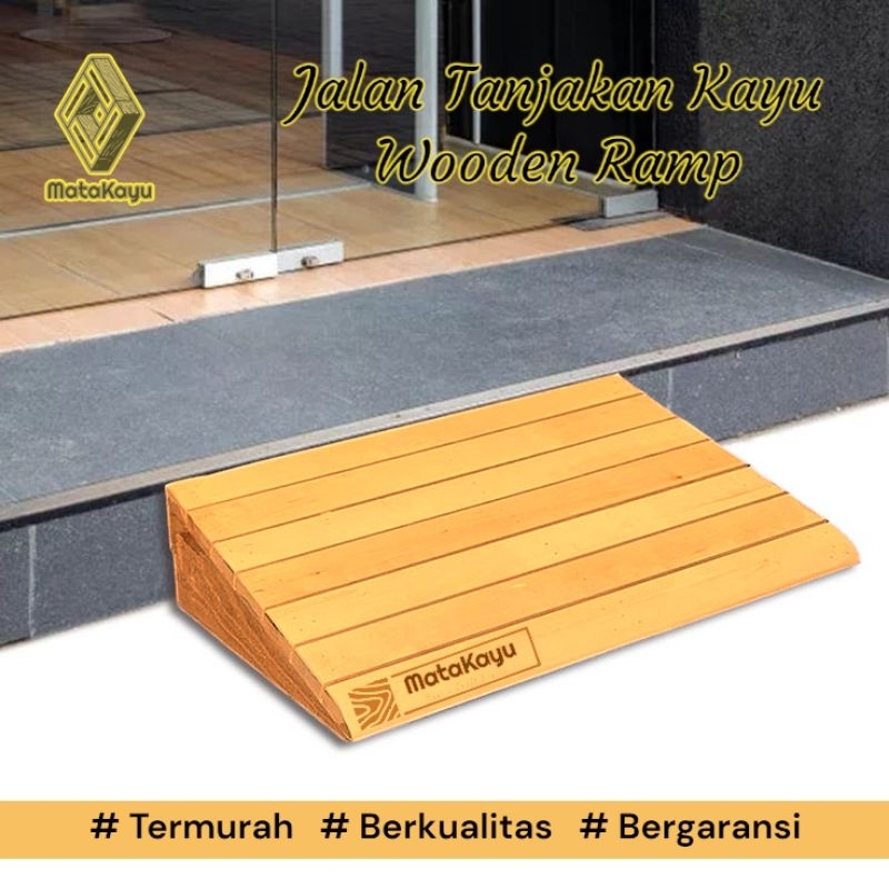 KAYU Wooden ramp Wooden motor ramp 40 cm bridge Wooden ramp motor ...