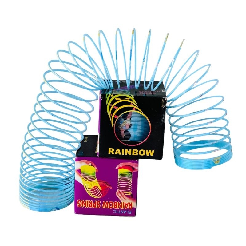 Large round rainbow magic spring toy | Shopee Malaysia