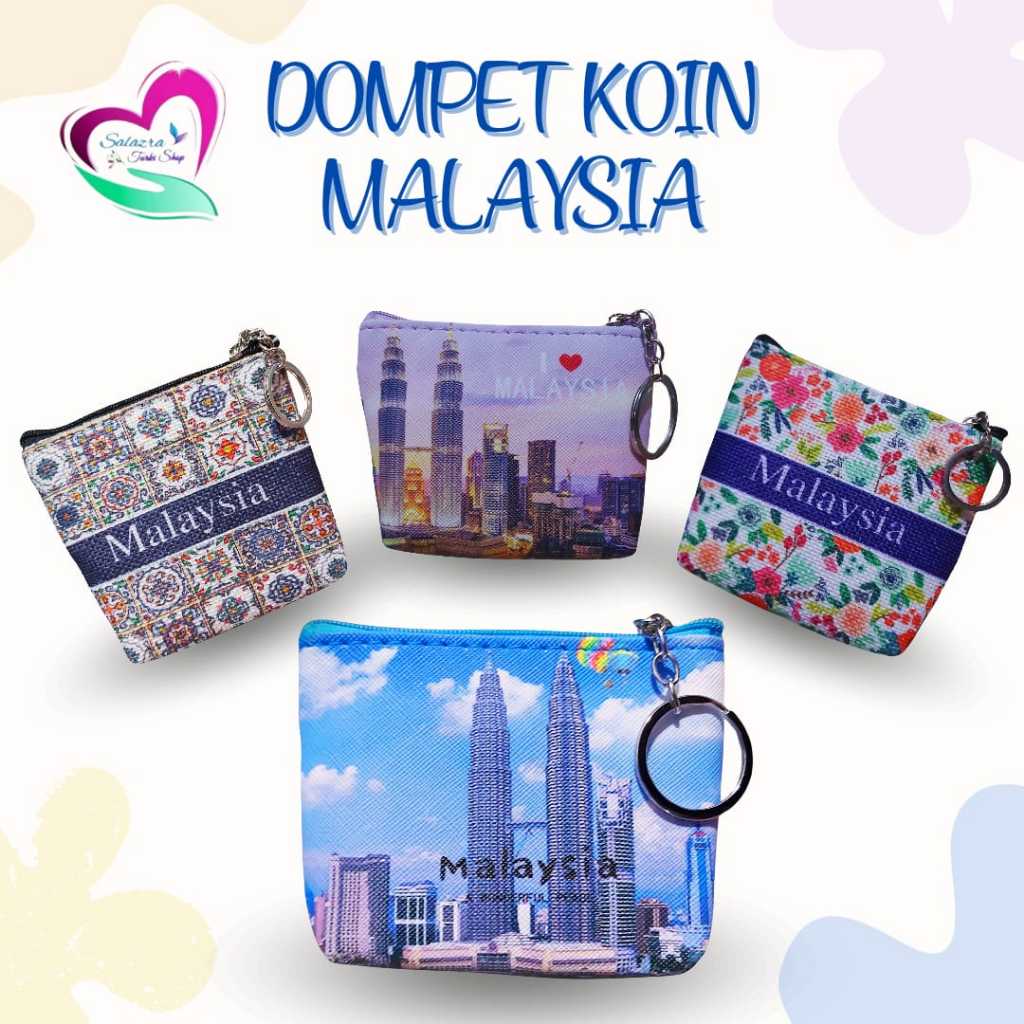 Ori MALAYSIA COIN WALLET | Malaysian SOUVENIR | Malaysian SMALL WALLET ...